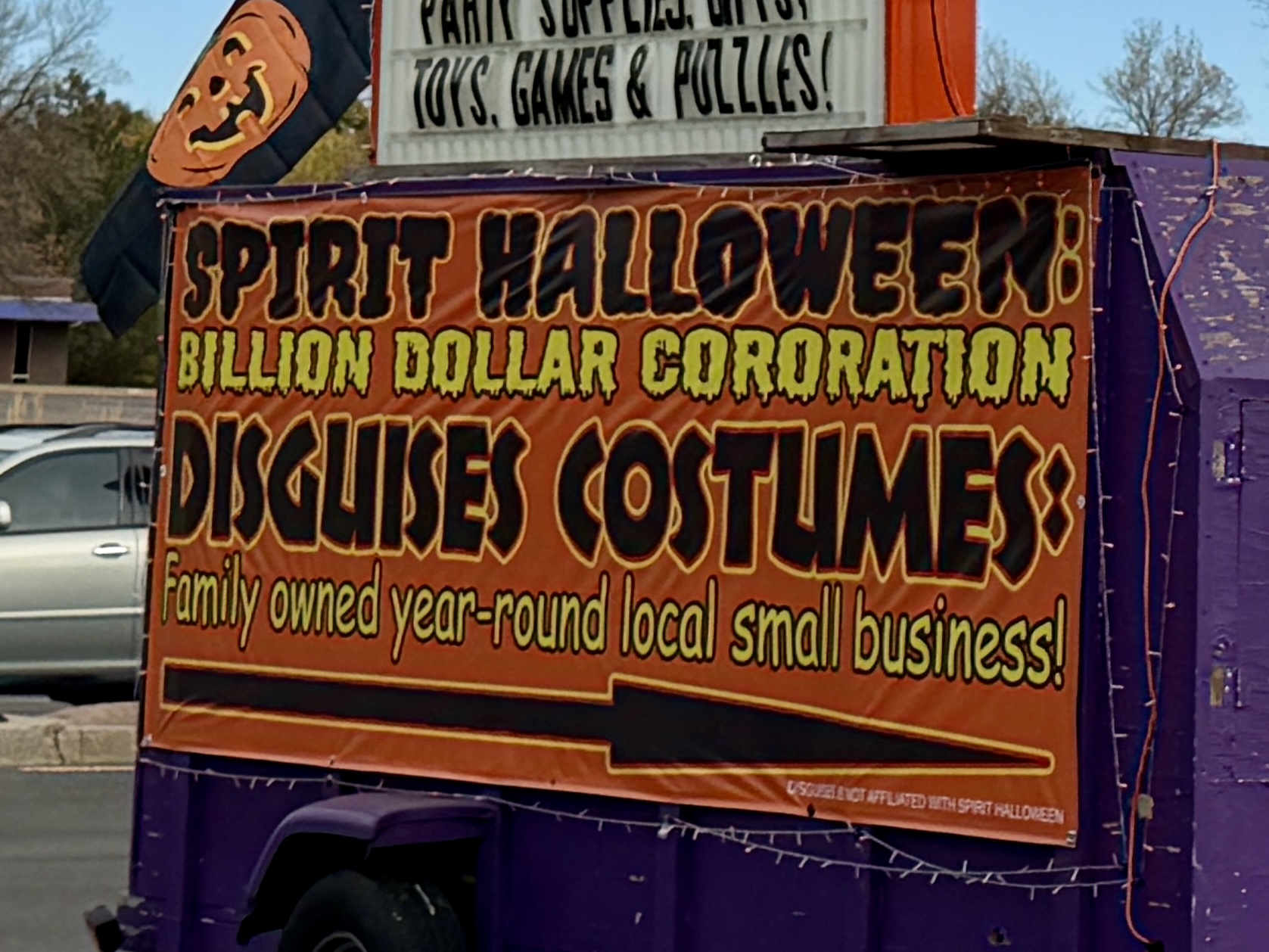 Spirit Halloween Pops Up Across From Costume Store Disguises